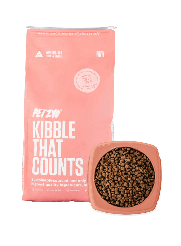 8kg of Kibble That Counts - Salmon and Ocean Fish with Green Lipped Mu ...